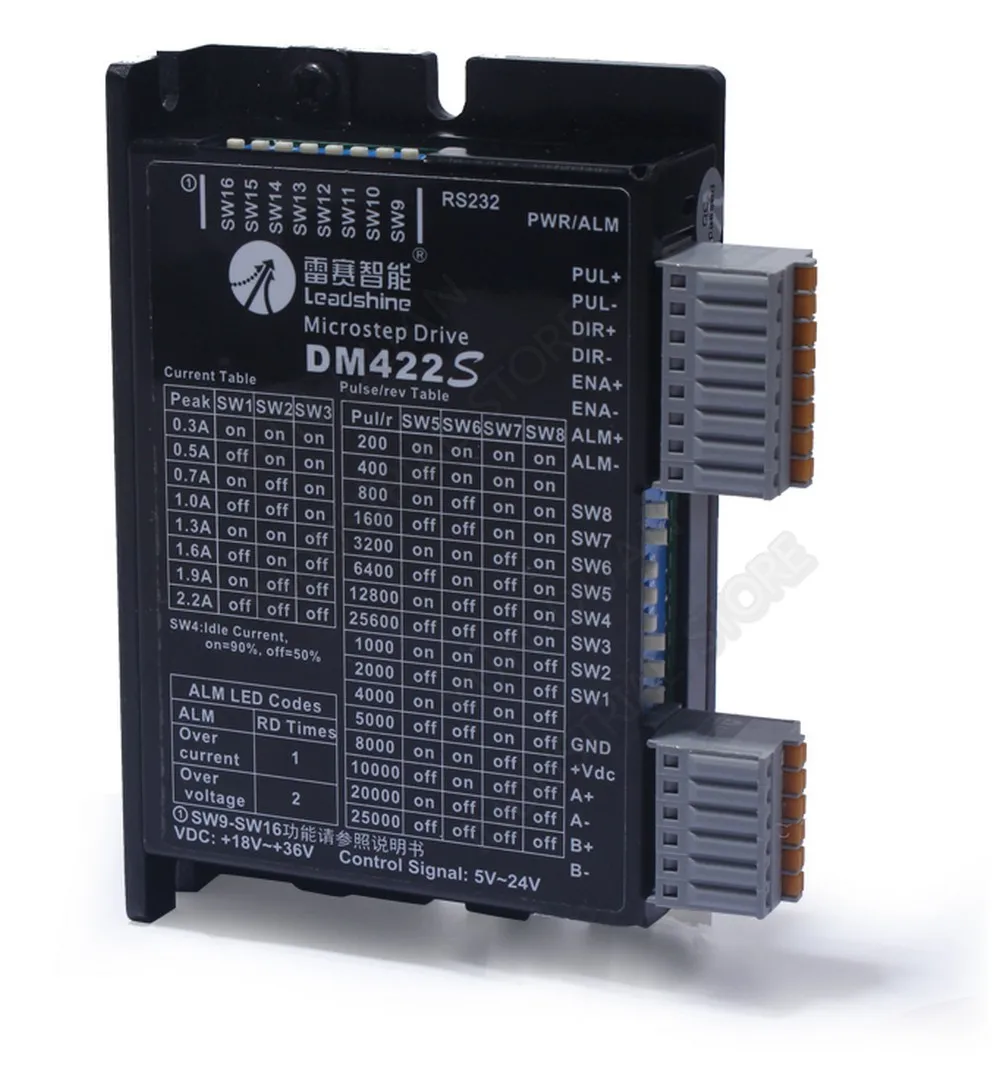 Leadshine DM422S New Superior DSP 2PH 2.2A DC Driver For NEMA11 NEMA17 28mm 42mm Hybrid Stepper ...