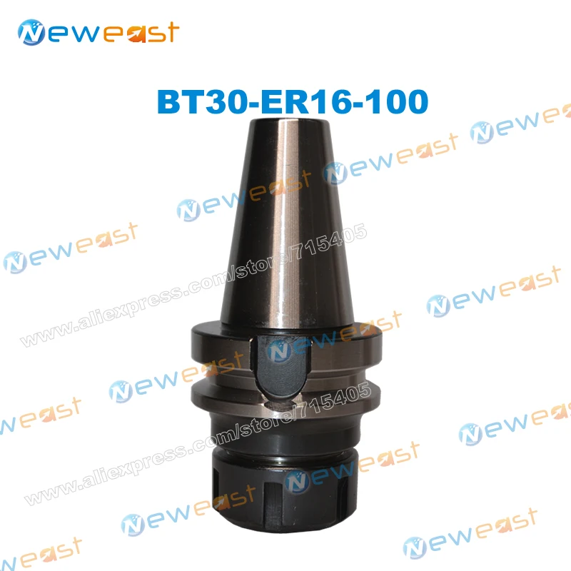 BT30 ER16 100 ER Collet Chuck Holder ER30 ER16 100 Chuck Arbor for CNC ...