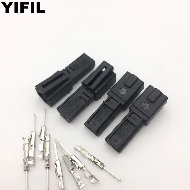 100ชิ้น/ล็อต2 Pin/Way ชายรถประตูขั้วต่อหลอดไฟป้ายทะเบียน LED ไฟปลั๊ก ...