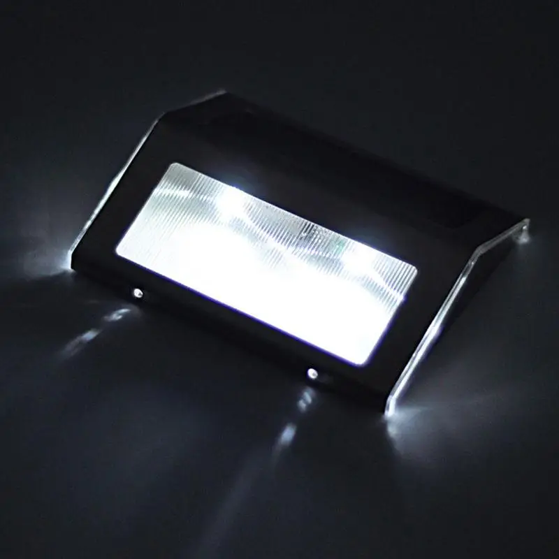 2pcs Solar Powered LED Wall Lamp Outdoor Cube Led Garden Lights ...