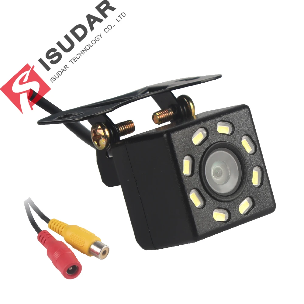 Isudar Vehicle Camera Universal Reverse Parking 8 Led Night Vision ...