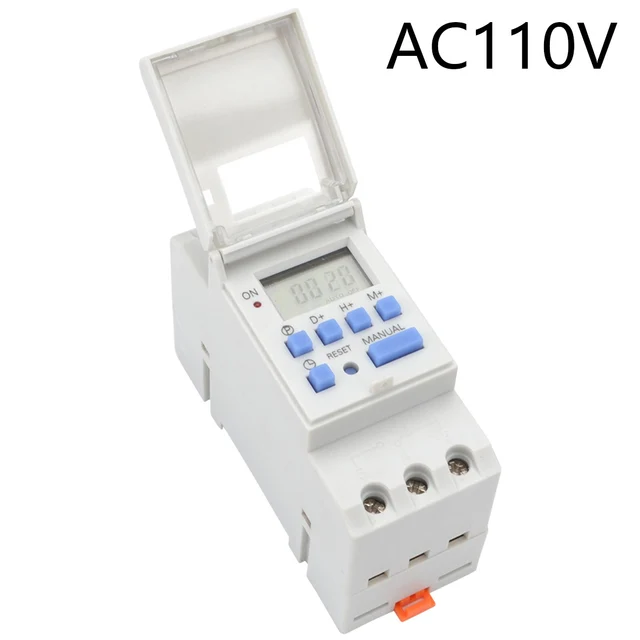 AC 12V/24V/110V/220V Digital LCD Power Timer Programmable Time Switch ...