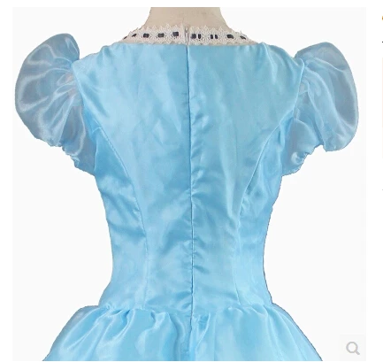 Made Alice In Wonderland movie Alice Cosplay Costume Party Custom Blue ...