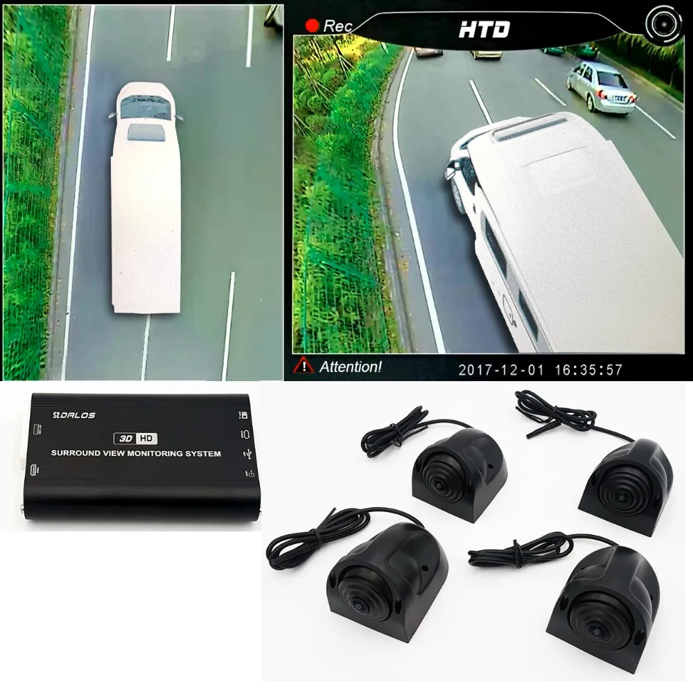 Bird View camera System for RV / motorhome / Camper HD 3D 360 Surround ...