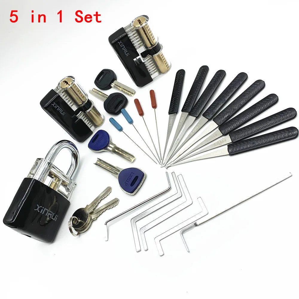 Locksmith Supplies Practice Lock Pick Set Tension Wrench Hand Tools ...