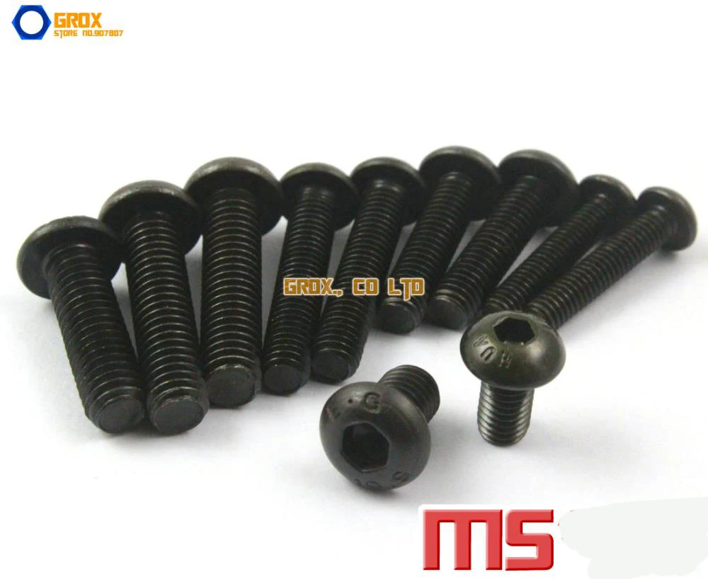 Head Nuts M2 Mini Screws & Bolts Assortment – 5 Styles: Hex Socket ...