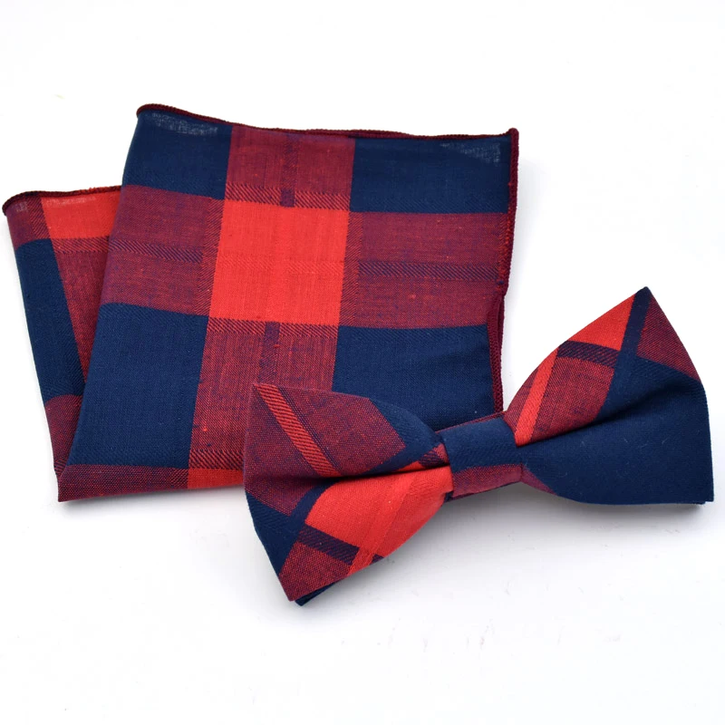 Tie Pocket Towel 5colors Solid Fashion Bow Ties For Men Grooms Bowties