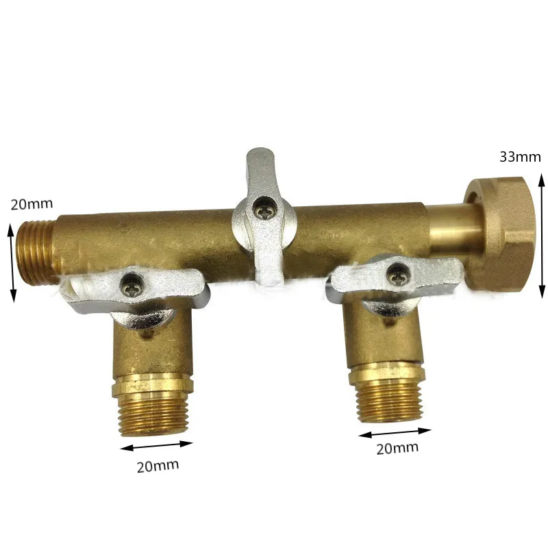 Solar Four Way Valve DN15 Diverter Valve Brass Manifold Living ...