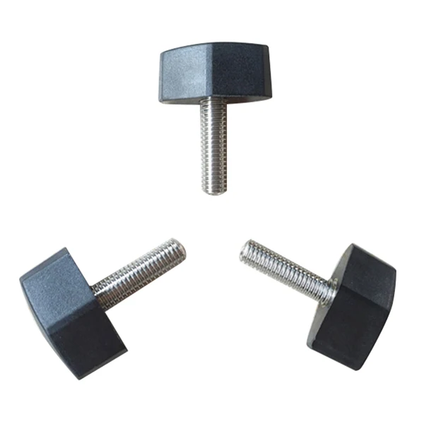 SHGO HOT M6 x 25mm Thread Screw Rotating Adjustable Clamping Handle ...