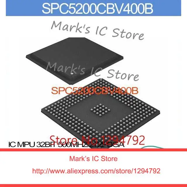 SPC5200CBV400B IC MPU 32BIT 500 MHZ 272 PBGA SPC5200CBV40 5200CBV ...