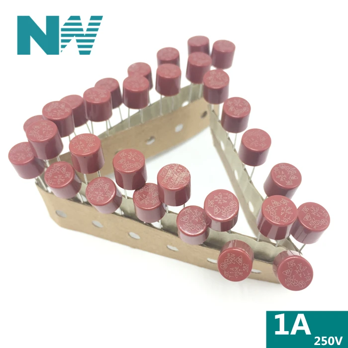 10pcs Cylindrical Fuse 1a 250v 382 Cylindrical Plastic Fuse T1a Lcd Tv ...