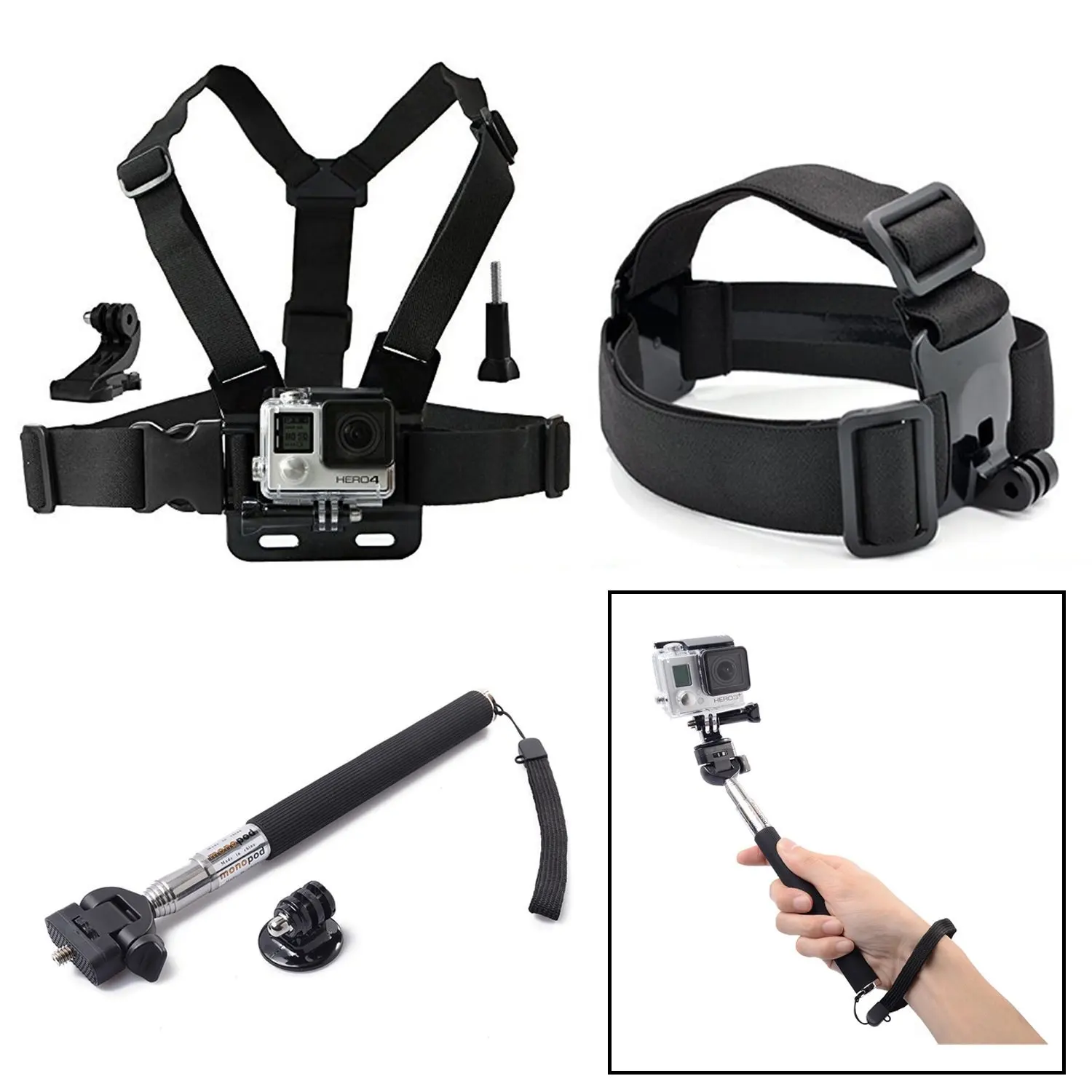 GoPro-Accessories-Kit-For-Go-Pro-SJCAM-SJ4000-SJ5000-SJ7000-Action ...