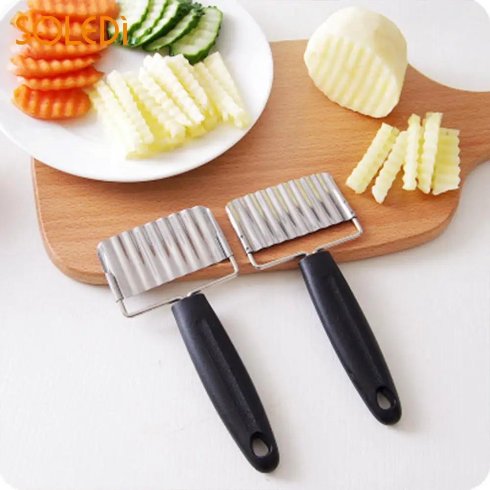 Potato Slicing Tools Wave Knife Multi Functional Stainless Steel Wave