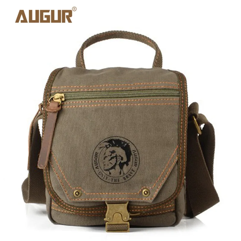 AUGUR Vintage Men Shoulder Bags High Quality Canvas Man Crossbody Bag ...