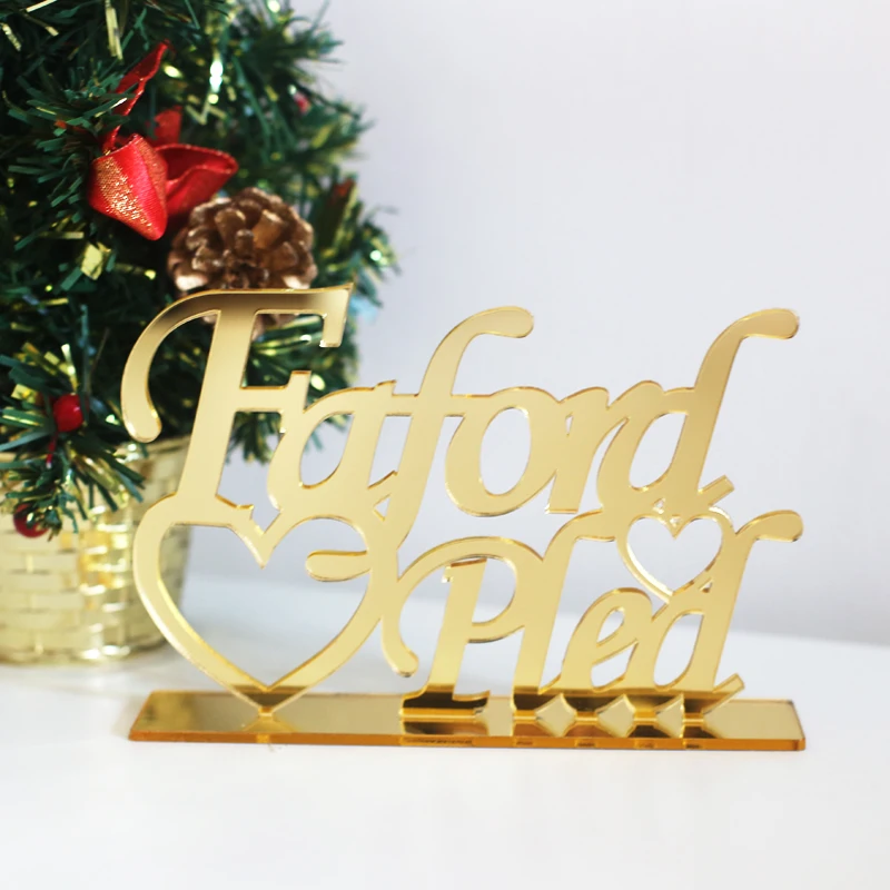 30cm Personalized Table Stand, Custom Name Setting, Acrylic Desktop ...