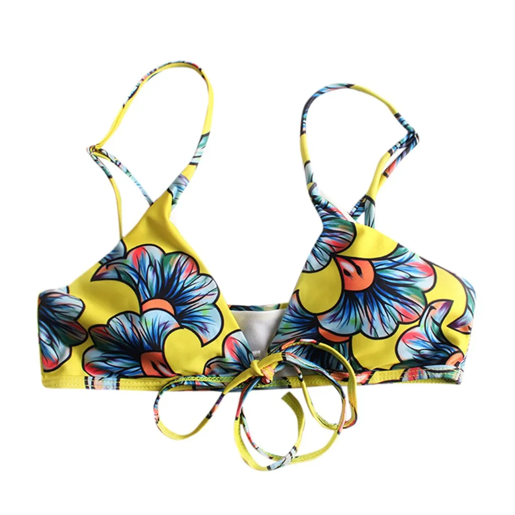 MUQGEW Triangle Bathing Suit Womens High Waist Bandage Bikini Set ...