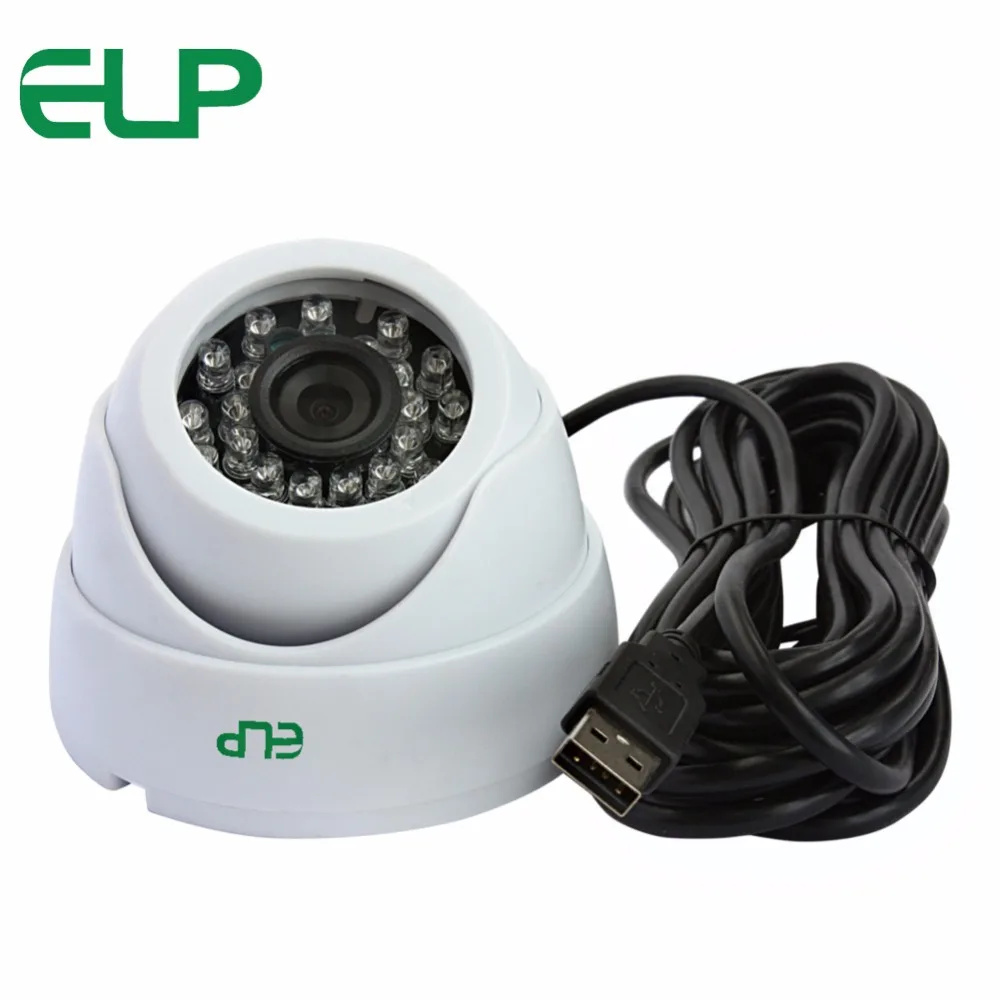 ELP Dome webcam USB MJPEG 30fps 1920*1080 de visão noturna full hd usb ...