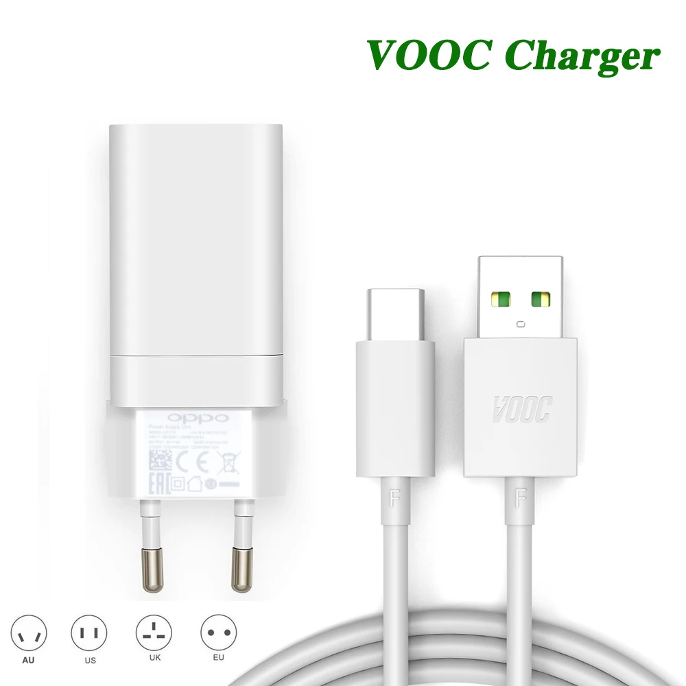 5v 4a Fast Vooc Charger For Oppo Find X R17 R17pro Reno Mobile Phone ...