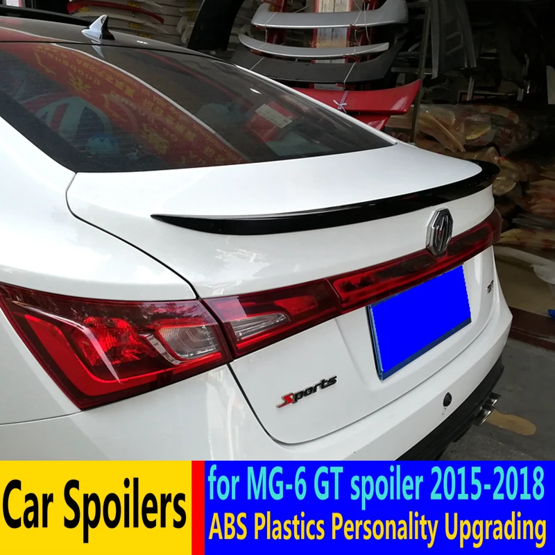 For MG6 GT spoiler 2015 2018 High quality ABS material Automotive Rear ...