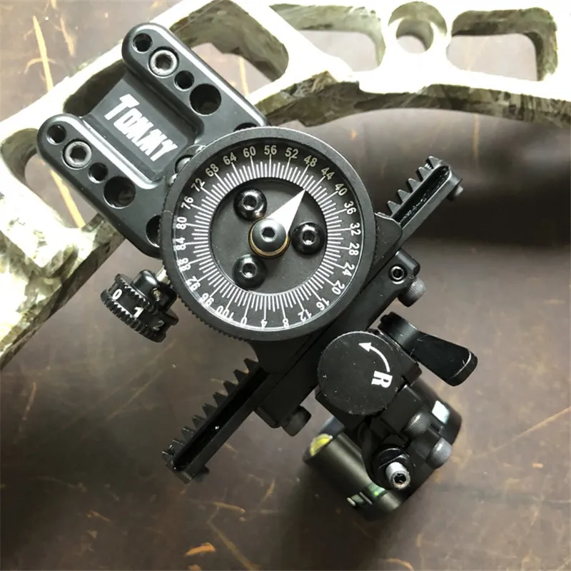 New Compound Bow Single Needle Sight Aluminum Adjustable Pointer HRD ...