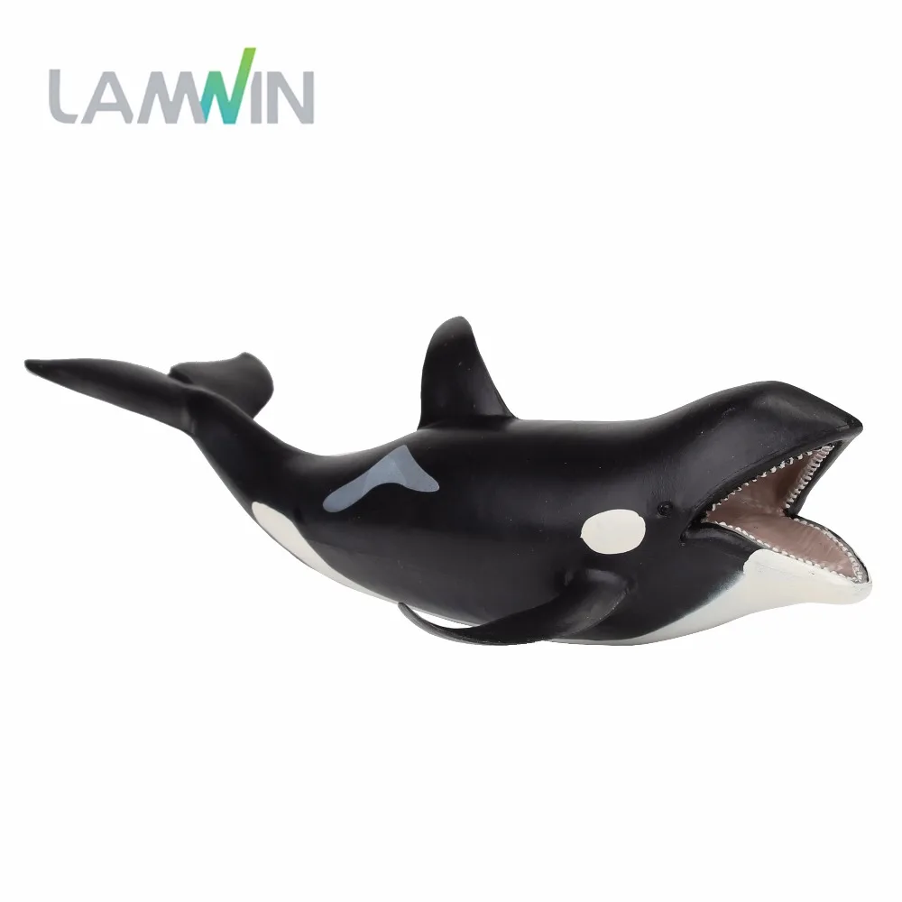 LANWIN Original Sea Life Killer Whale Simulation Animal Model Action ...