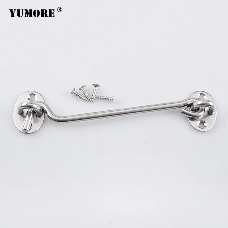 4PCS Stainless Steel Window Cabin Hook Eye Latch Window Safety Stopper ...