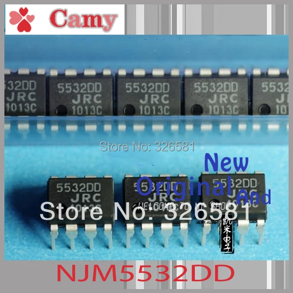 NJM5532DD JRC5532DD 5532DD DIP8 1000pcs HIGH PERFORMANCE LOW NOISE DUAL ...