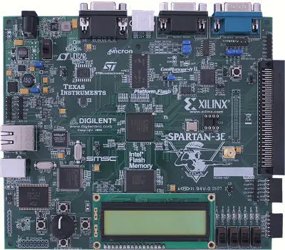 Xilinx FPGA Development Board Digilent Spartan3E board support NI ...