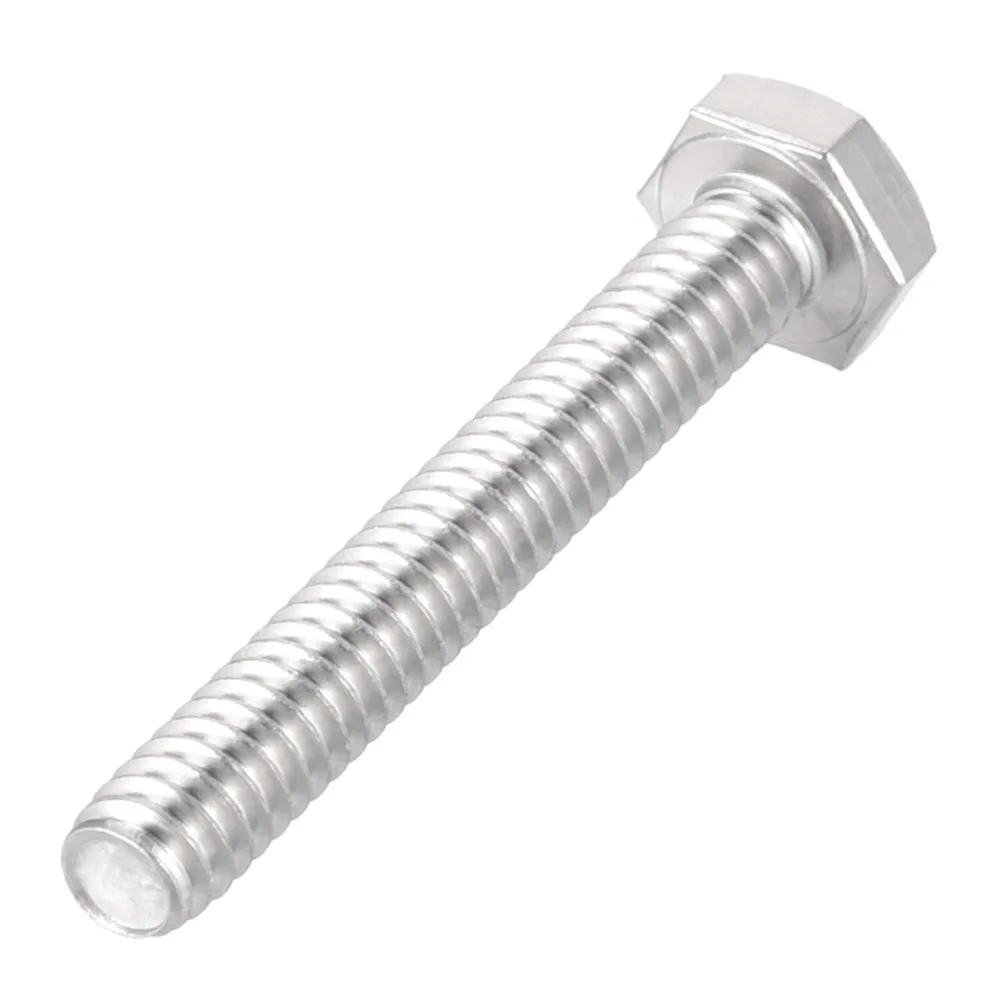 Uxcell 10Pcs Bolts 1 4 20x1 3 4 304 Stainless Steel Hex Head Screw Uxcell 10Pcs Bolts 1 4 20x1 3 4 304 Stainless Steel Hex Head Screw
