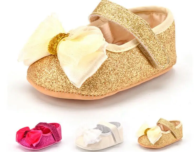 2017 spring and autumn baby Sequin shoes soft bottom baby shoes ...