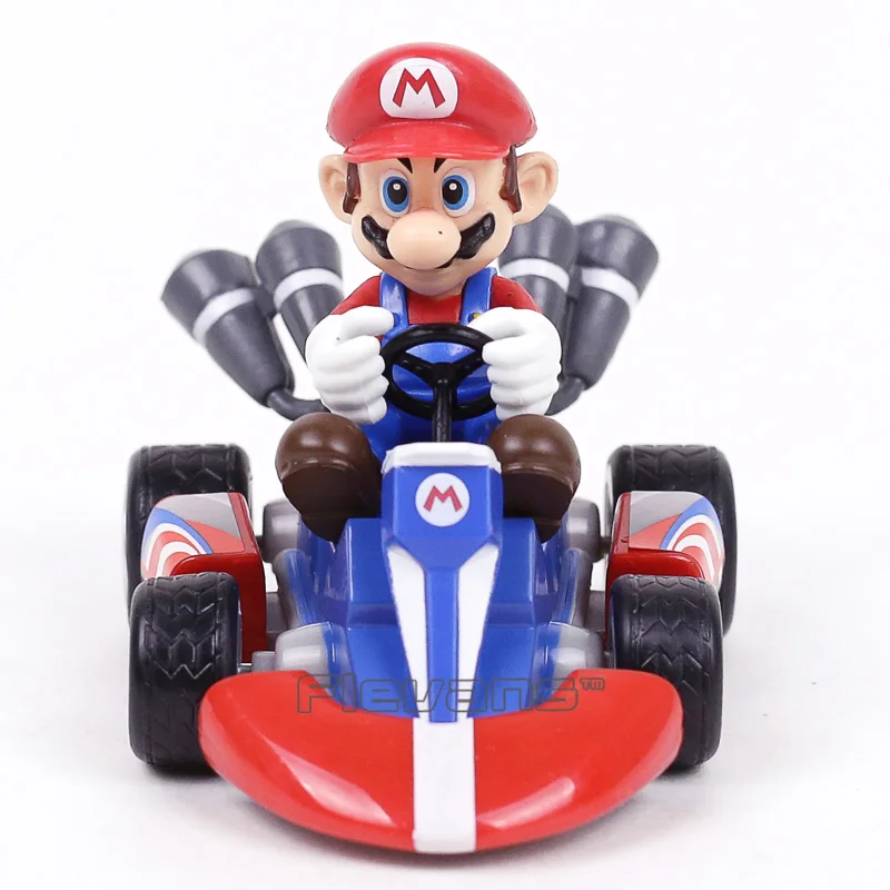 Super Mario Brothers Pull Back Racers Cars Mario Luiji Peach Bowser ...