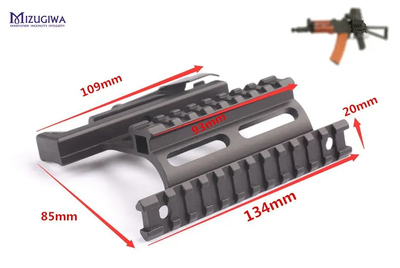 Ak 47 Scope Mount ACEXIER Quick Detach QD AK Gun Side Rail Scope Mount ...