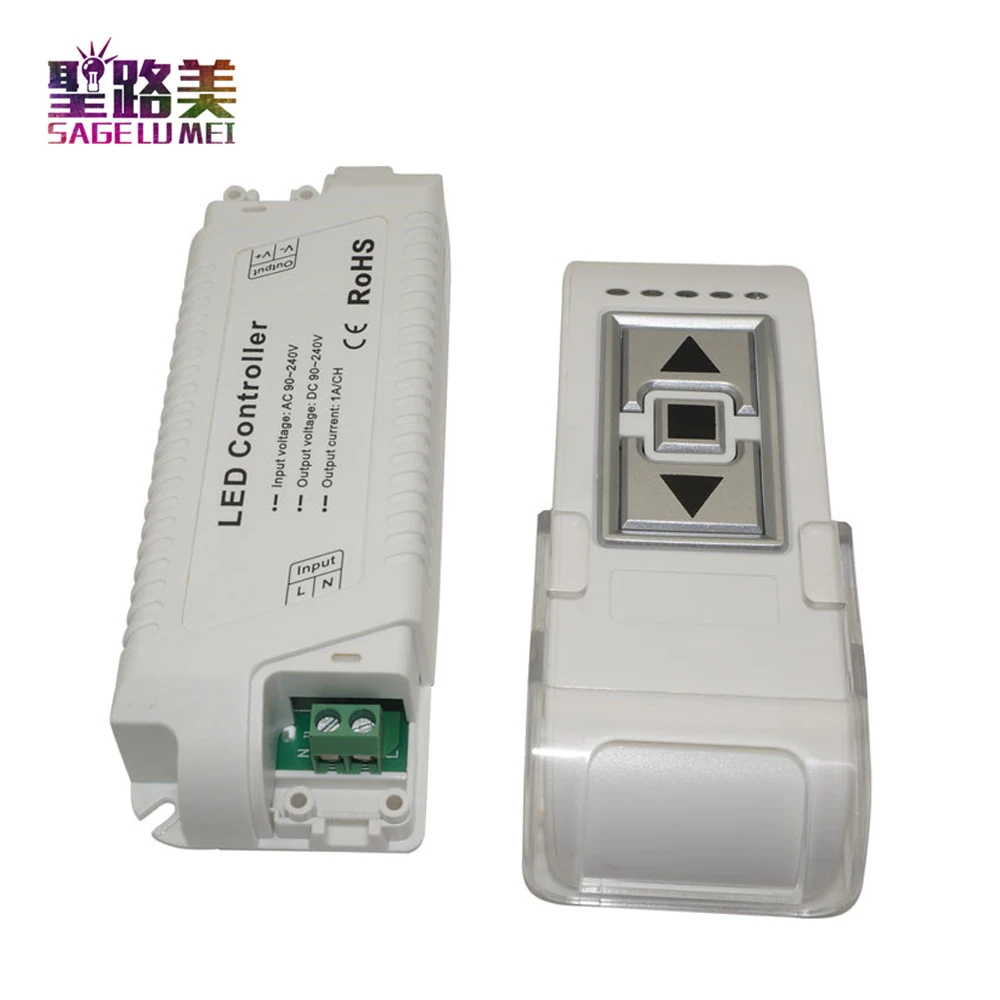 Ac 90v-240v 3 Key Wireless Rf Led Dimmer 220v With Rf Remote Control ...