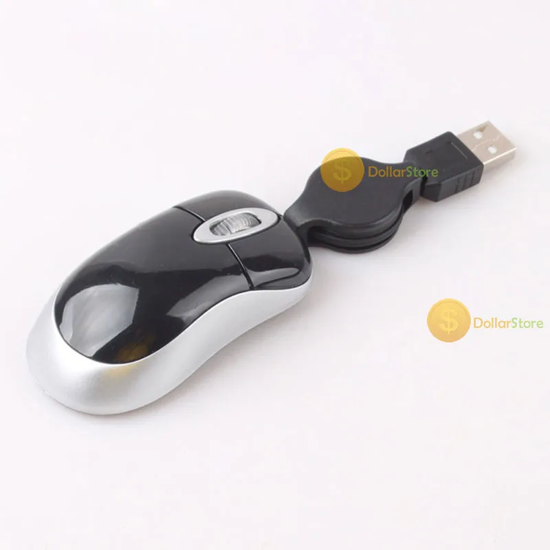 DollarStore buyable 5 Pcs Mini Retractable USB Optical Scroll Mouse for ...