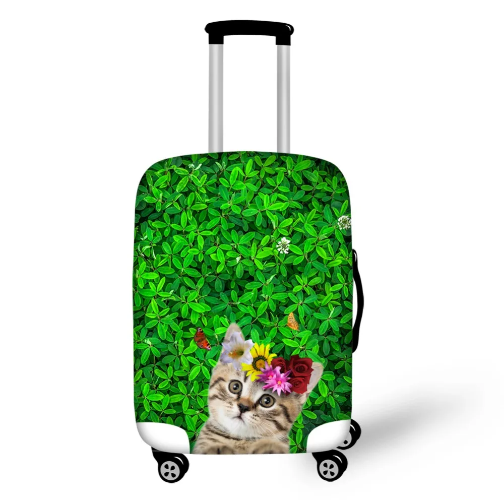 Wholesale 3D Floral Cat Suitcase Cover Cute Animals Printed Anti ...