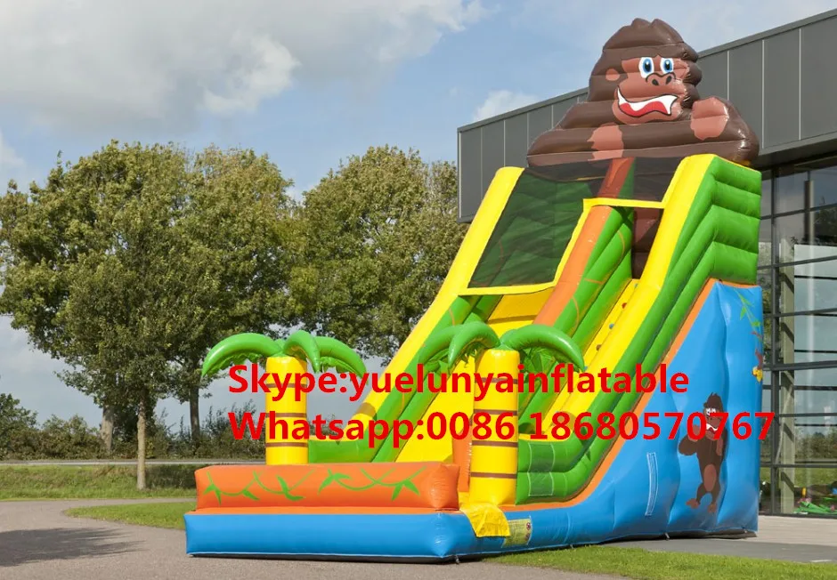 (China Guangzhou) manufacturers selling inflatable slides,Monkey slides ...