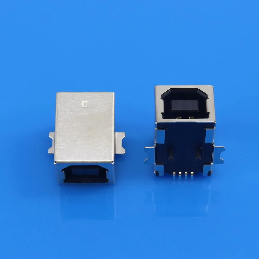 JCD 180 degree Type B Female SMT USB-B SMD USB-BF For fax communication ...