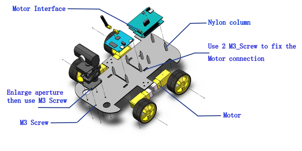 Wifi Smart Car Robot Kit for arduino iOS Video Car Robot Wireless ...