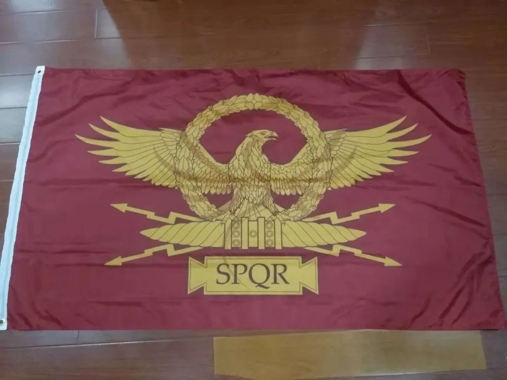 Johnin 90x150cm Spqr Roman Empire Senate And People Of Rome Flag ...