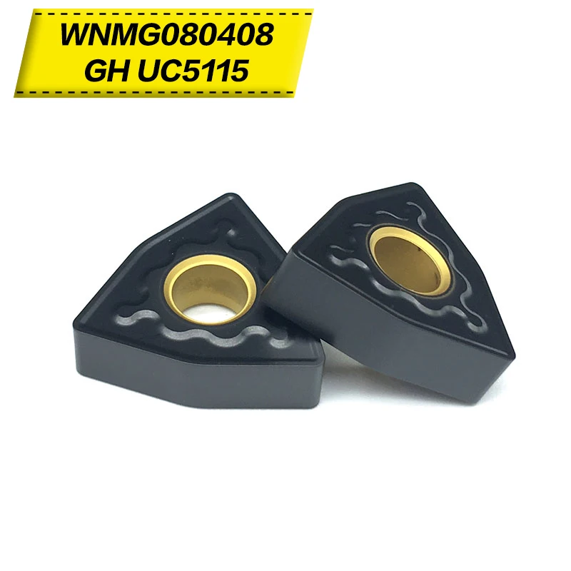 10PCS WNMG080408 GH UC5115 External Turning Tools Carbide insert High quality Lathe cutter Tool ...