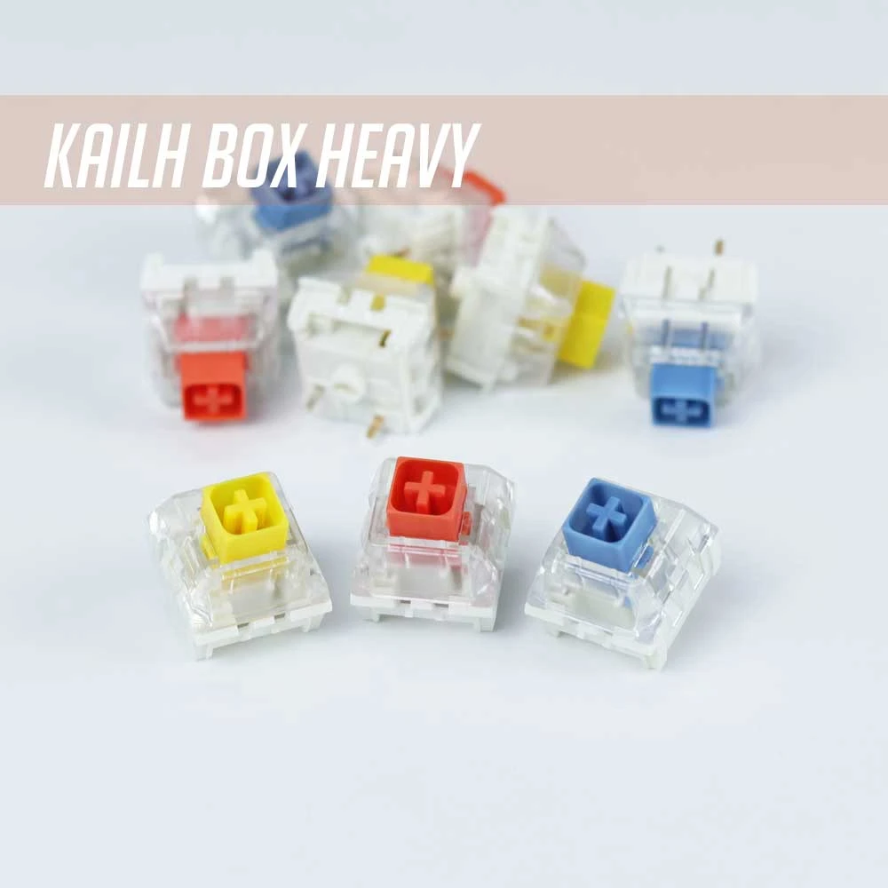 Kailh BOX Heavy Switches RGB SMD Switch Dark Yellow Burnt Orange Pale ...