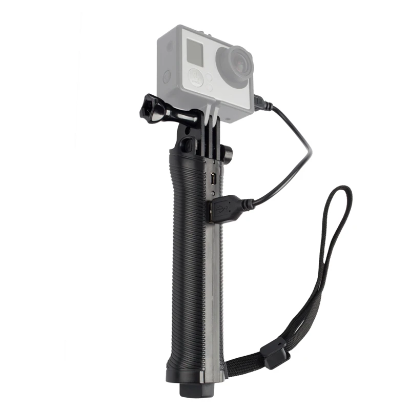 Gopro accessories Mobile Power Bank Grip Monopod Monopole Stick ...