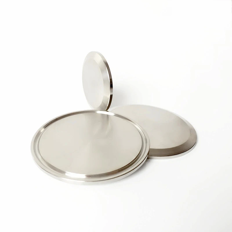 2pcs 304 Stainless Steel 119mm Ferrule Outer Diameter 4" Tri Clamp Stop ...