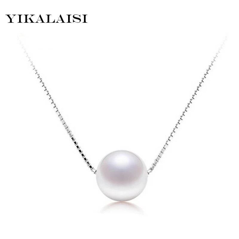 Yikalaisi 2017 Natural Pearl Necklace Genuine Freshwater Pearl Jewelry