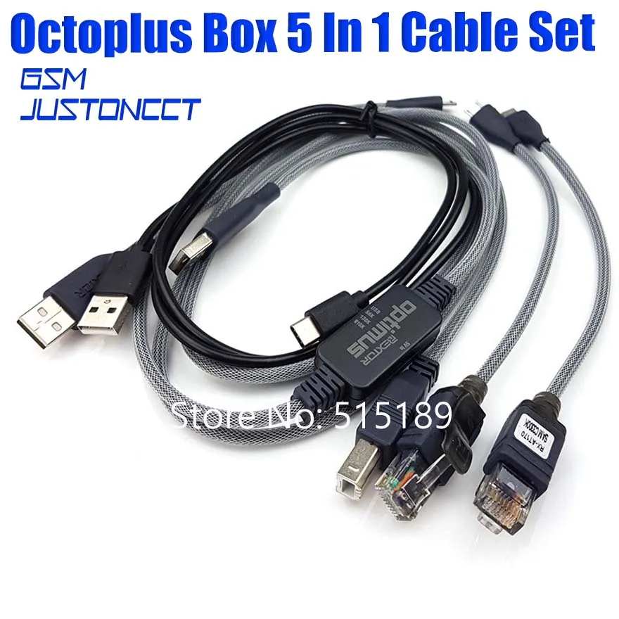 Octoplus Pro/octopus Box 5 In 1 Cable Set(includinge Optimus Cable ...