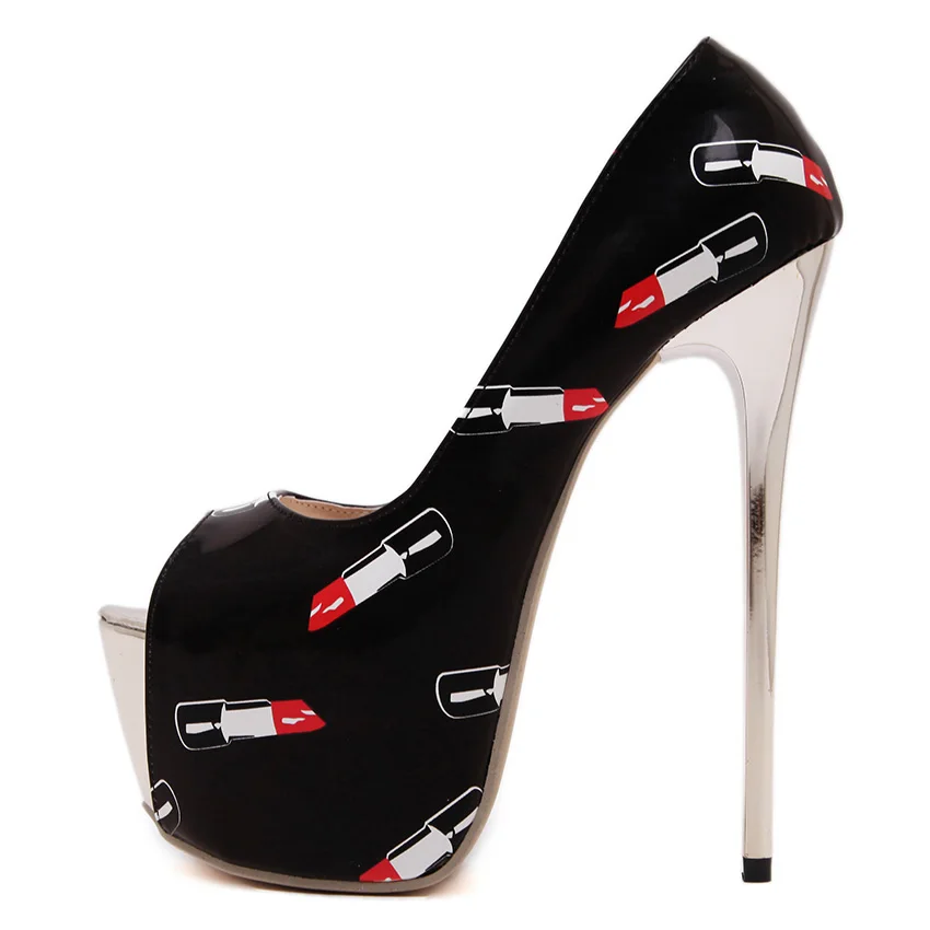 chaussures talon rouge a levres