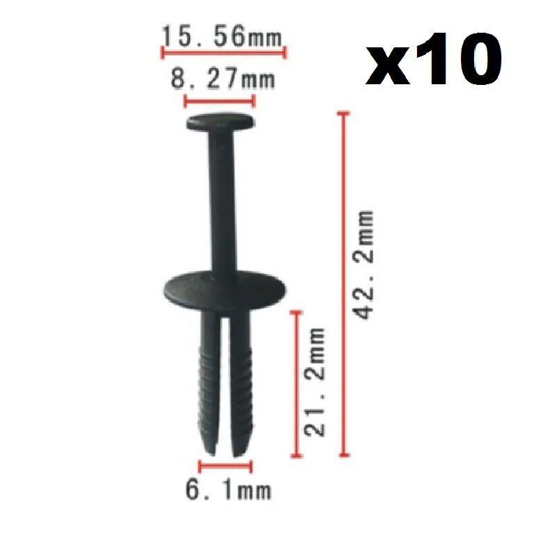 10X-Rivets-bumper-to-Boost-FOR-BMW-OEM-51111964186-For-Opel-Corsa-Clip ...