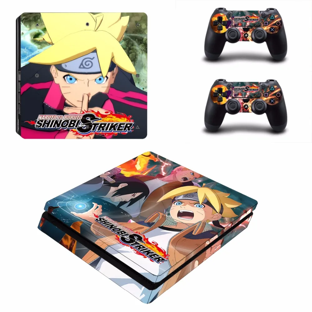 Naruto and Boruto PS4 Slim Skin Sticker for Console and Controllers ...