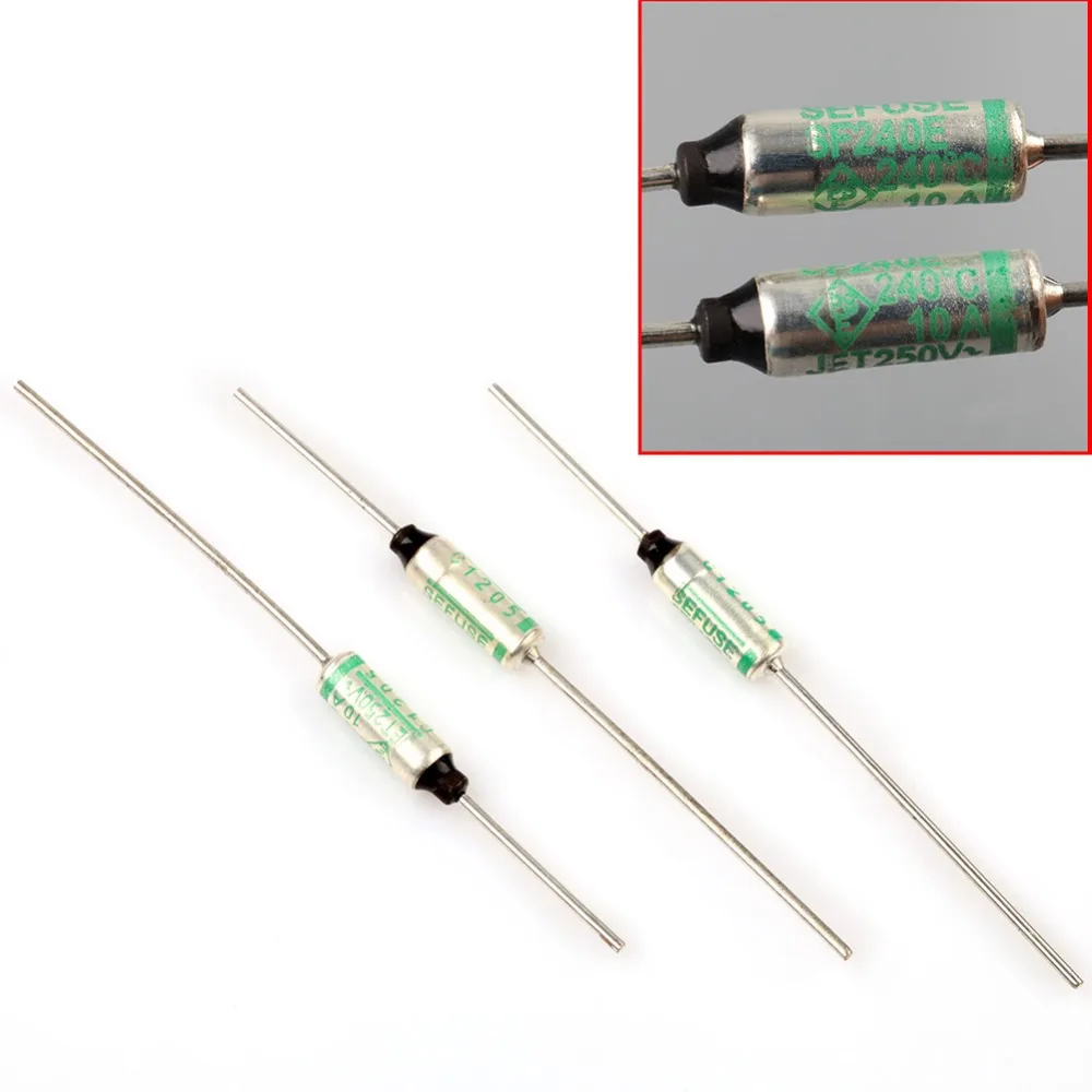 10 PCS SF240E SEFUSE Cutoffs NEC Thermal Fuse 240 Degree 10A 250V New ...