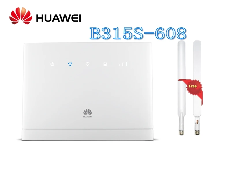 잠금 해제 화웨이 B315s 608 4g lte wlan 라우터 4g 150 mbit lte, hspa 32 사용자 4 포트 2 ...